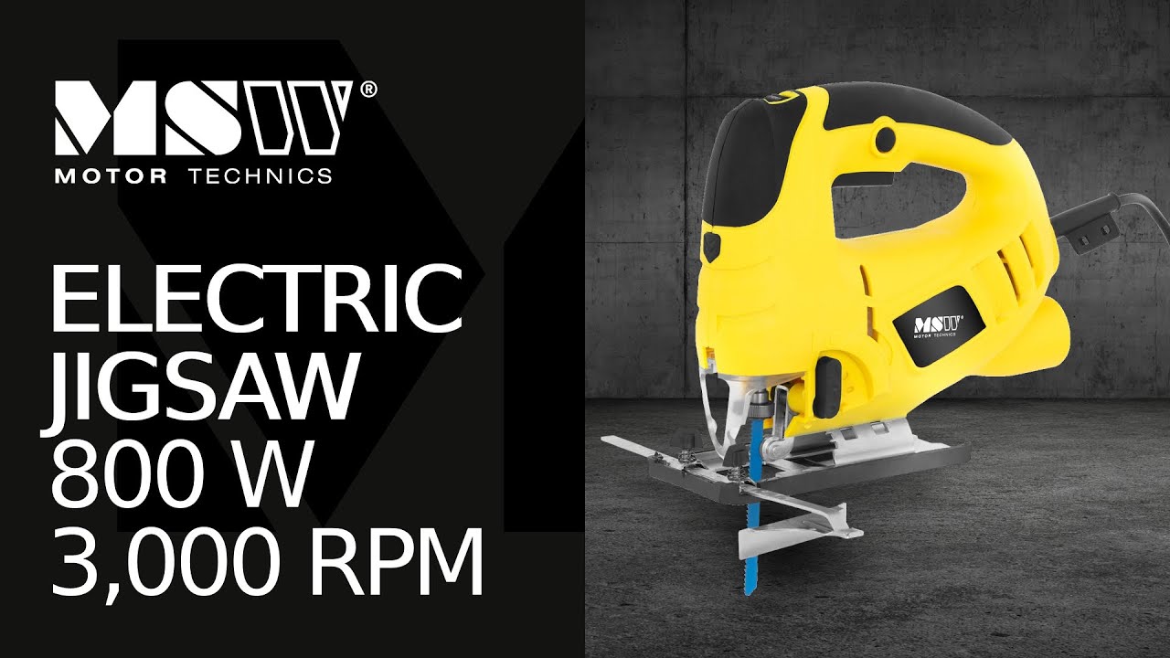 Electric Jigsaw MSW Motor Technics MSW-EJS800 | Product presentation ...