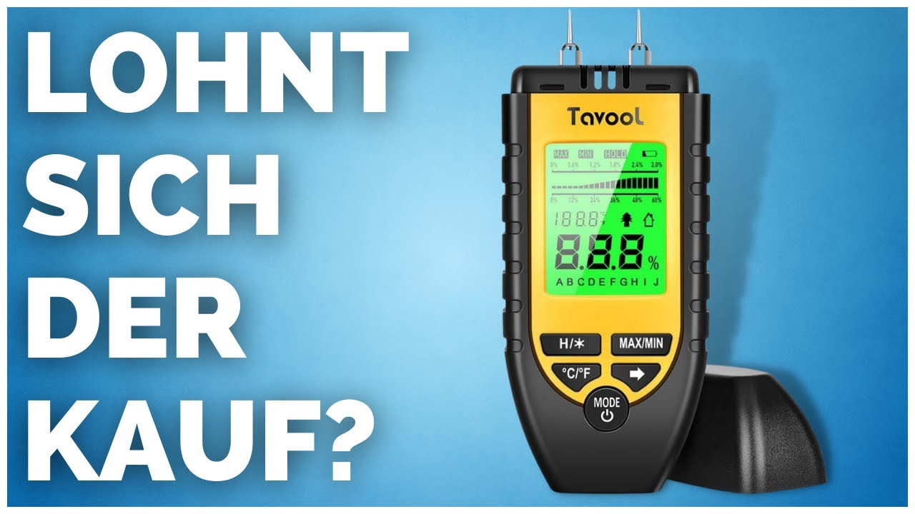 Tavool MT270 - Feuchtigkeitsmesser im Test [KURZ & KOMPAKT ...