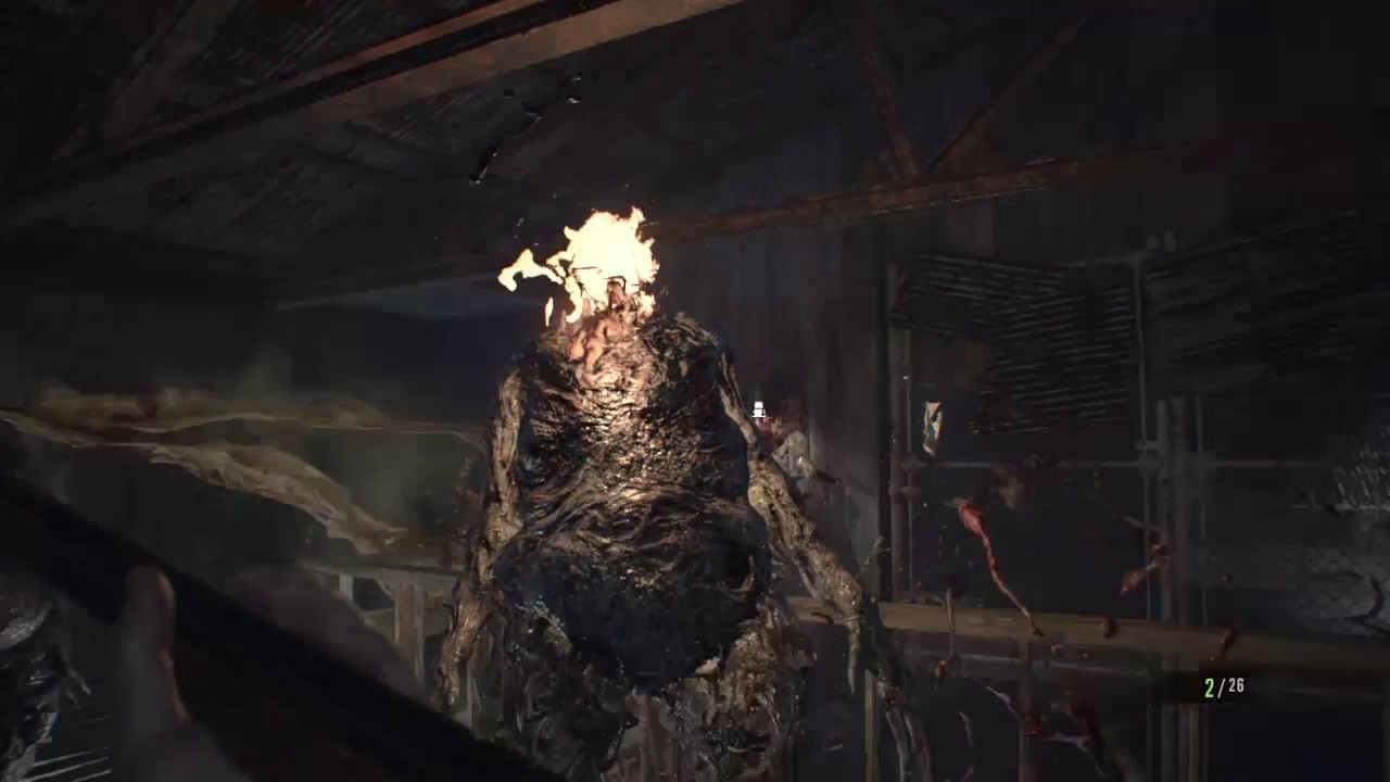 Resident Evil 7, Fat Molded kills other Fat Molded in Slow Motion - YouTube