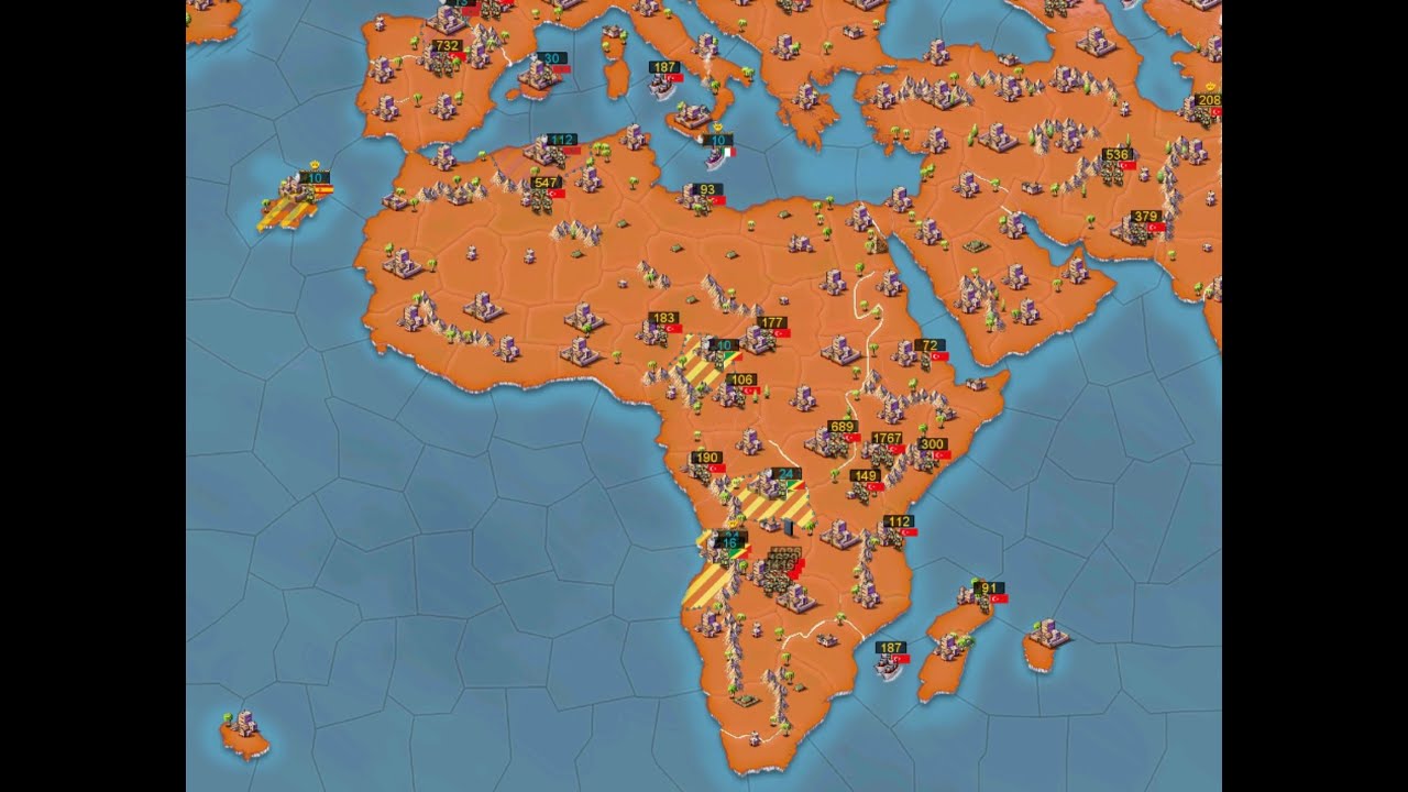 Age of Conquest IV Gameplay - Turkey (Africa Map) - YouTube