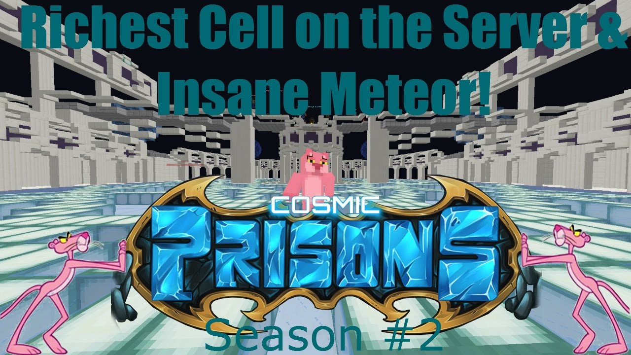Cosmic Prison ROAD TO LEVEL 100! "Richest Cell on the Server & Insane ...