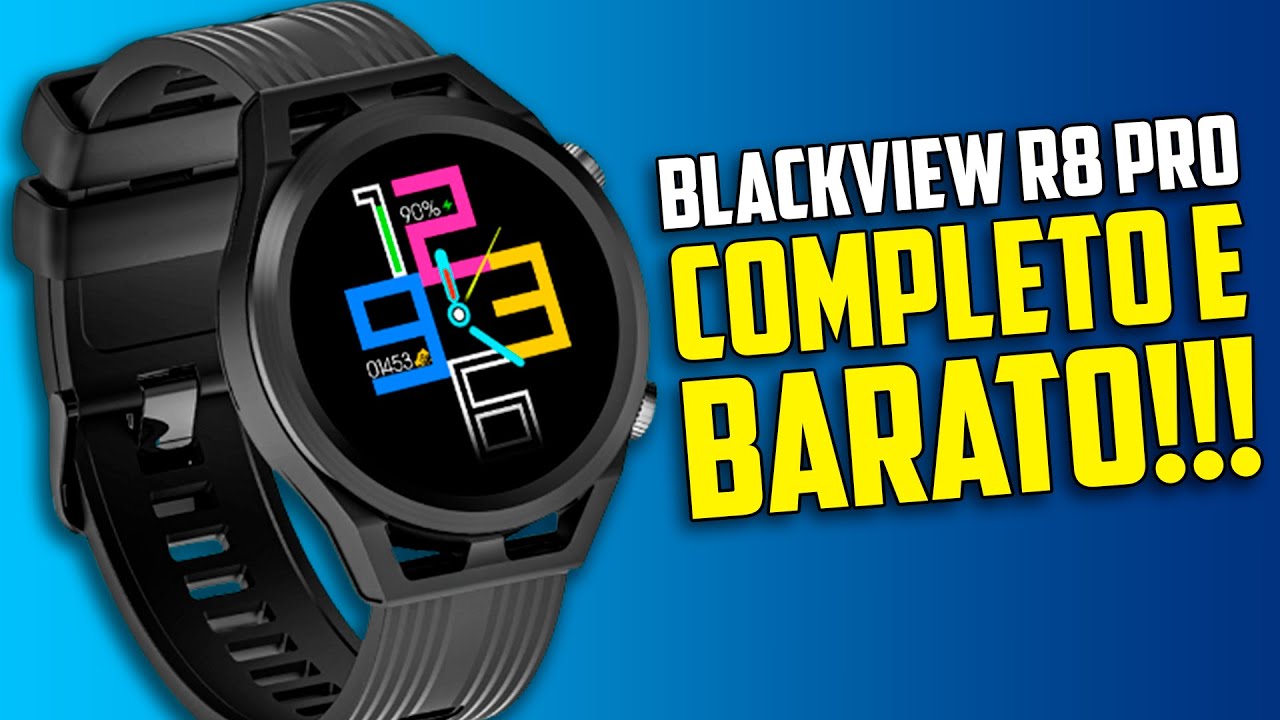 REVIEW SMARTWATCH BLACKVIEW R8 PRO - Relógio completo e barato! - YouTube