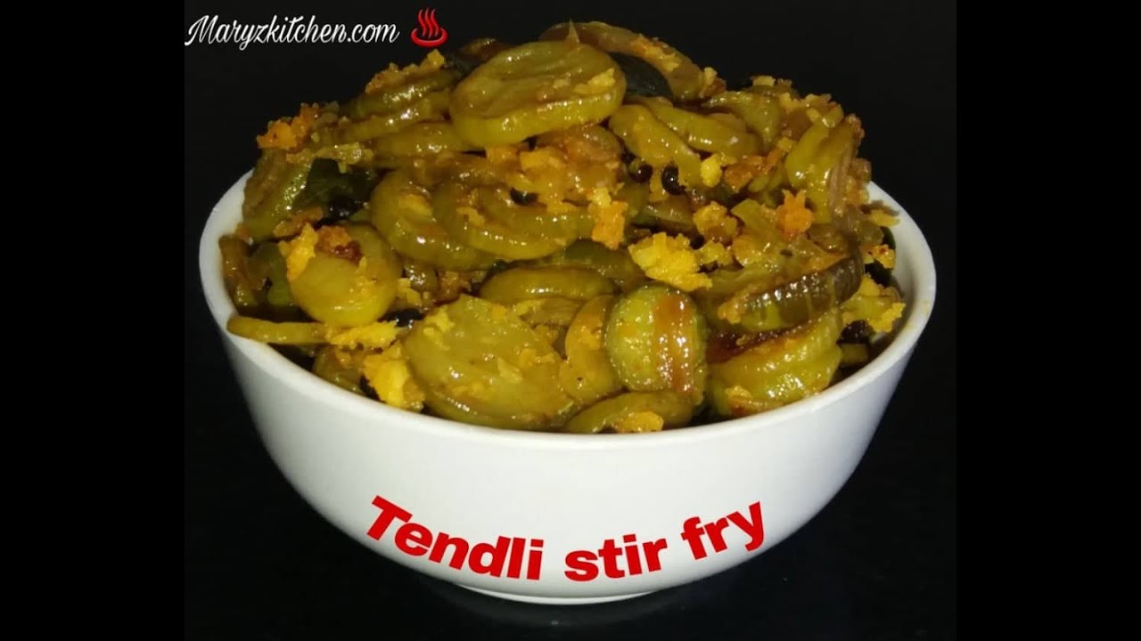 How to make stir fried ivy gourd/tendli stir fry/tondli ki sabji ...