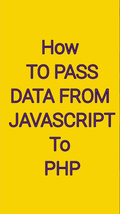 How to pass JavaScript variable value to PHP | Easy Method HD Video 2021 by LEARN & EARN with ...