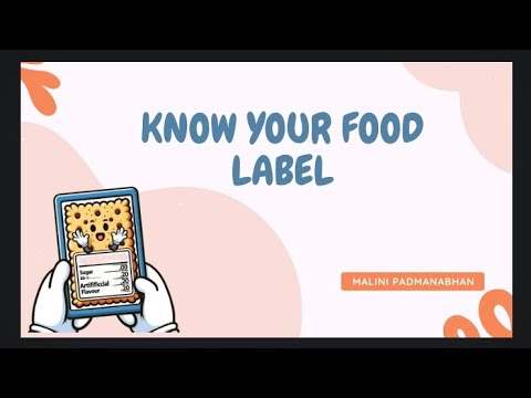 Know Your Food Label - YouTube
