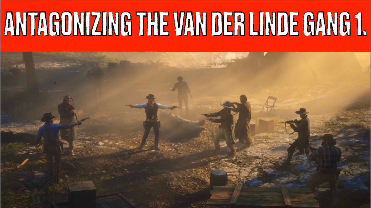 Red Dead Redemption II. Arthur Morgan antagonizing The Van der Linde ...