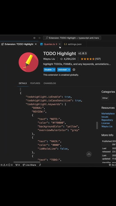 Vs Code Highlighter Extension Vscodeextensions Vscode Youtube