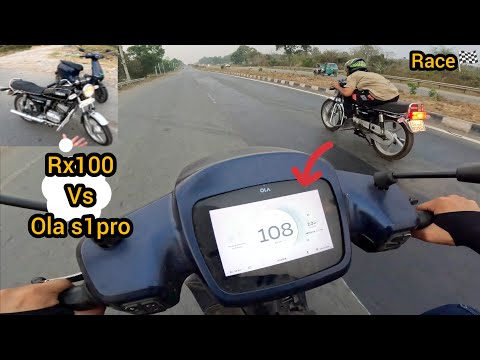 Ola S1 Pro Vs Yamaha Rx100 Drag Race 😱 Ye Umeed Nahi Thi🤣