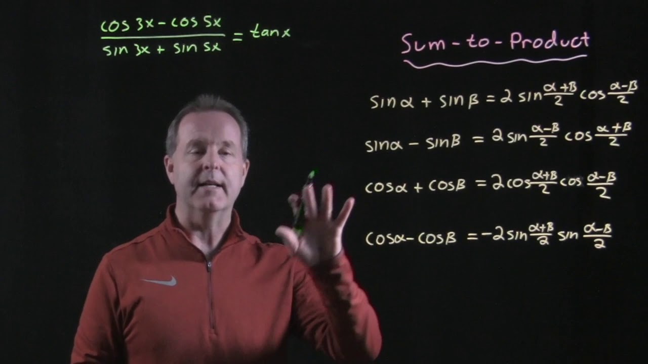 The Sum to Product Formulas YouTube The Sum to Product Formulas YouTube