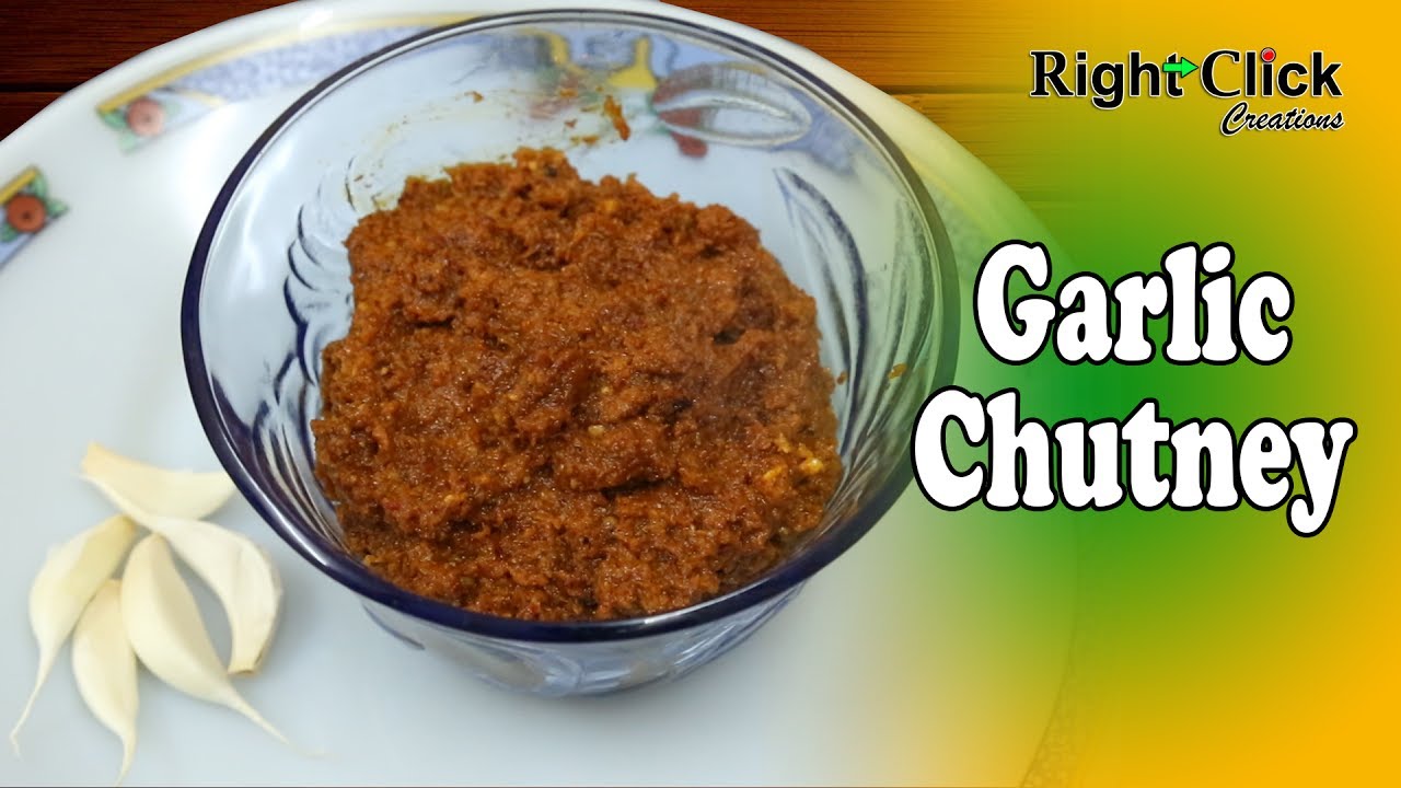 Garlic Chutney Recipe | How to make Garlic Chutney | Chutney | Lasun ...