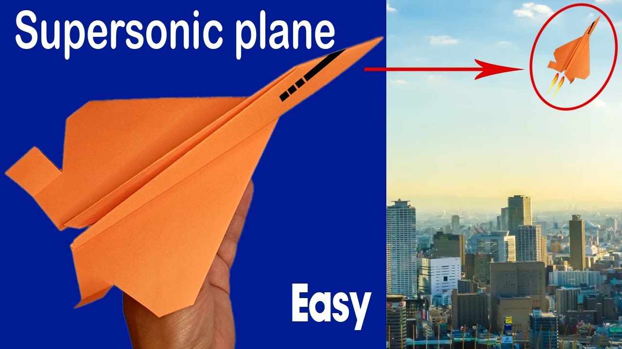 how to make best paper plane boomerang I fast paper airplane I ...