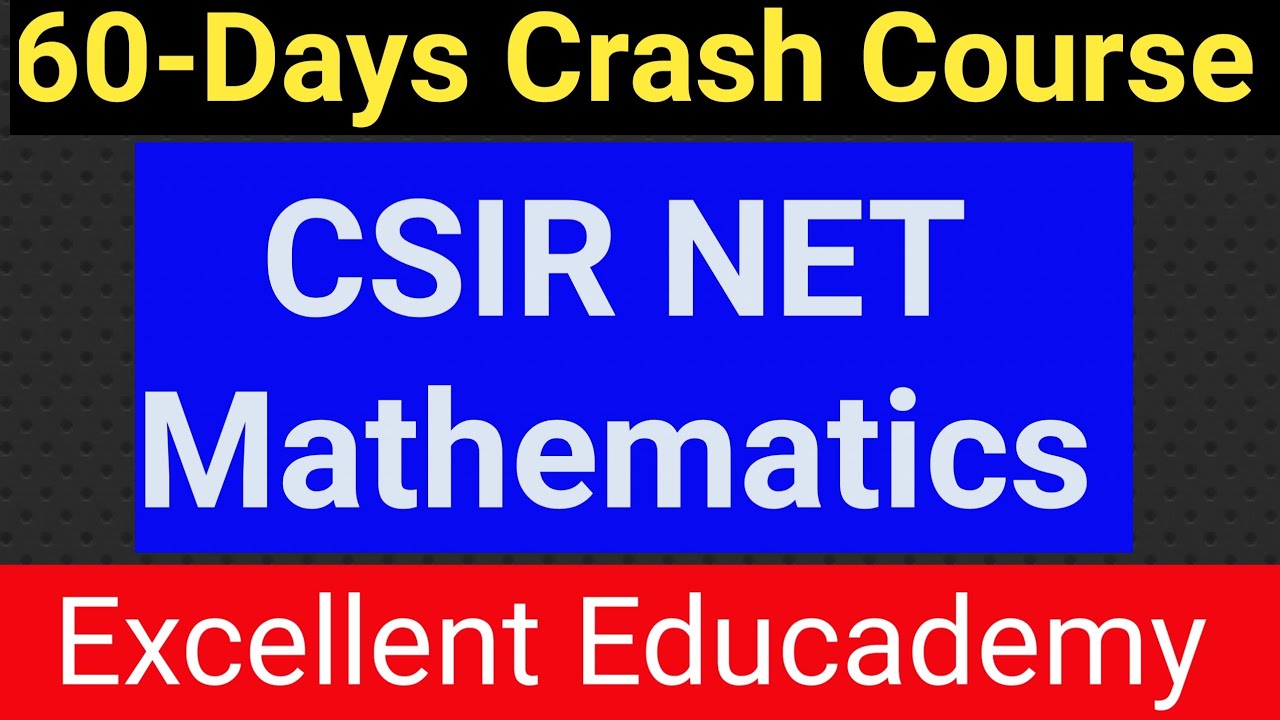 Registration Start-CSIR June 2022: 60-Days Crash Course 20th July to ...