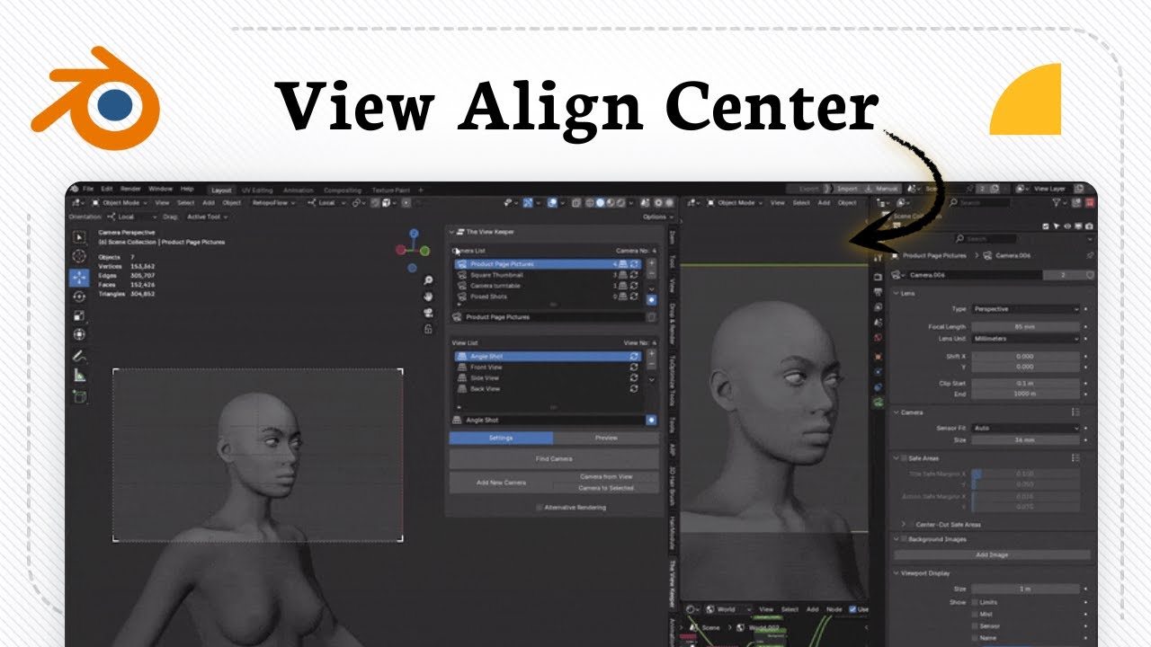 How to recenter camera in Blender (Instant Focus) - YouTube