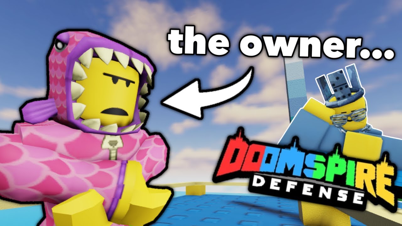 Doomspire Defense WITH THE OWNER.. | ROBLOX - YouTube