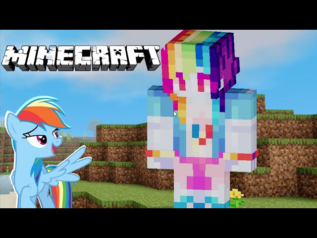 Rainbow Dash Girl Minecraft Skin