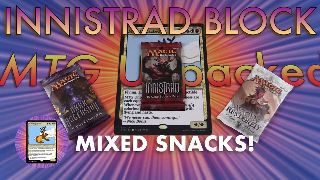 MTG Unpacked - Snacking on Innistrad Block #6 - YouTube