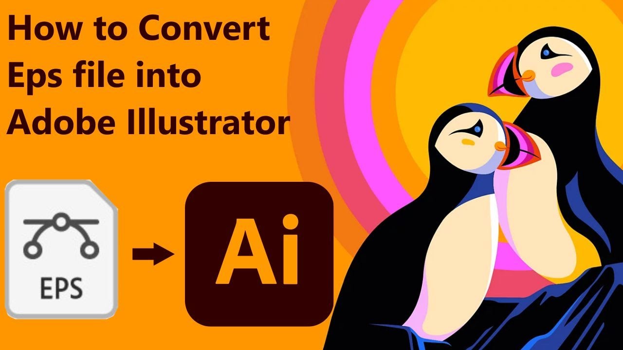 How to Convert Eps file into Illustrator - YouTube