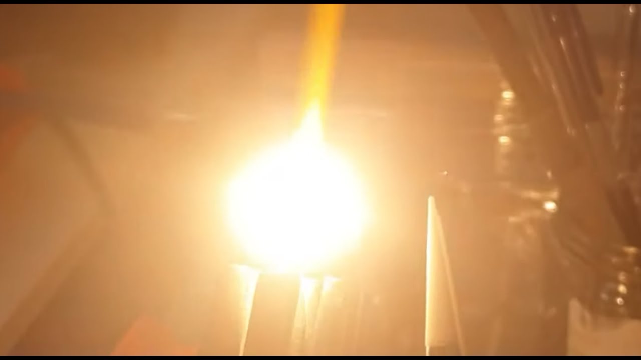 Zirconium goes into the fire RAW FIRST FOOTAGE! - YouTube