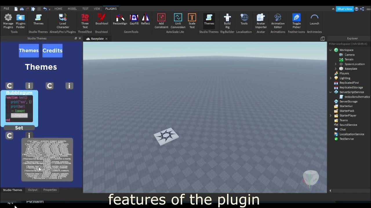 Roblox Studio Themes | Roblox - YouTube