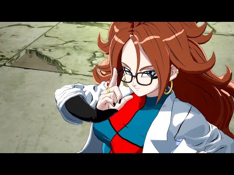 Dragon Ball FighterZ - All Android 21 (Lab Coat) Animations - YouTube