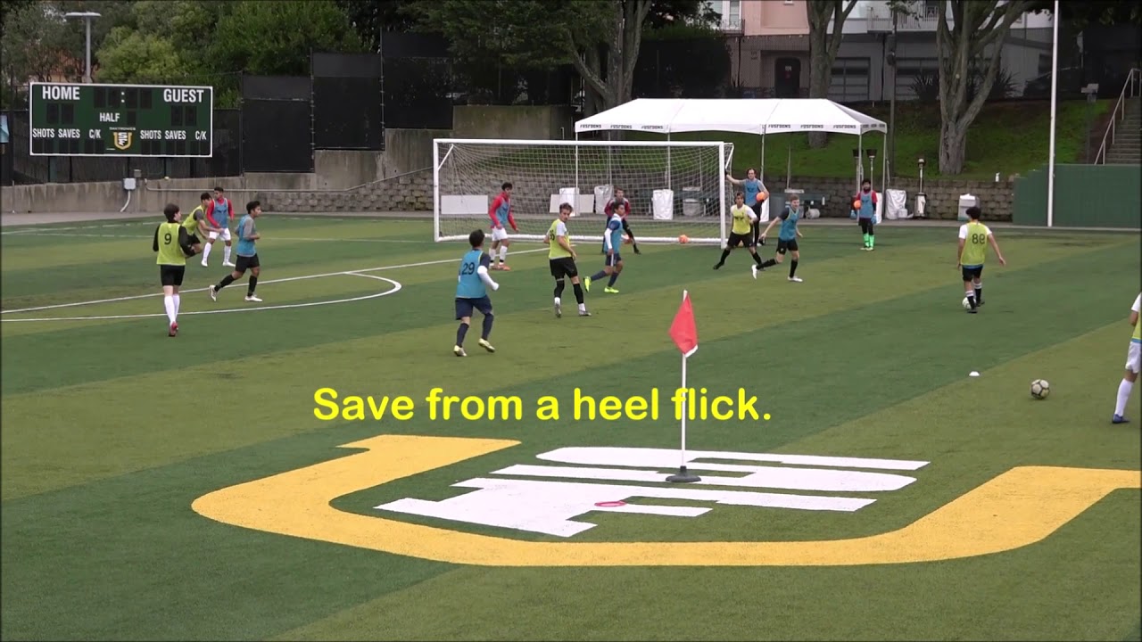 Charlie Thorpe Goalkeeper at University of San Francisco Soccer ID Camp ...