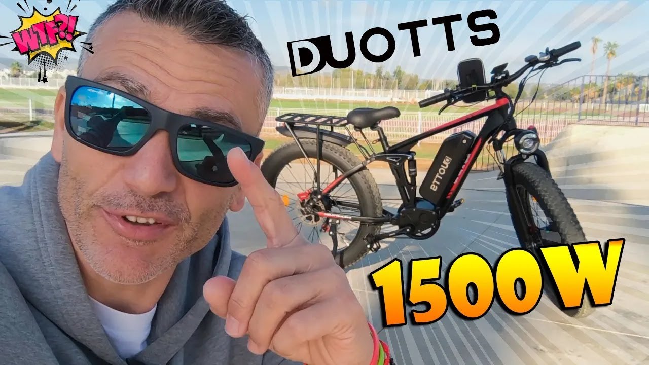 Impresionante, DUOTTS S26, Eléctrica de Doble Tracción y con 1500 W ...
