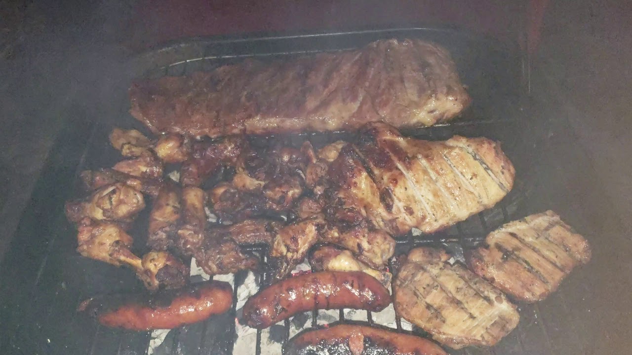BBQ CHICKEN AND PORK - YouTube