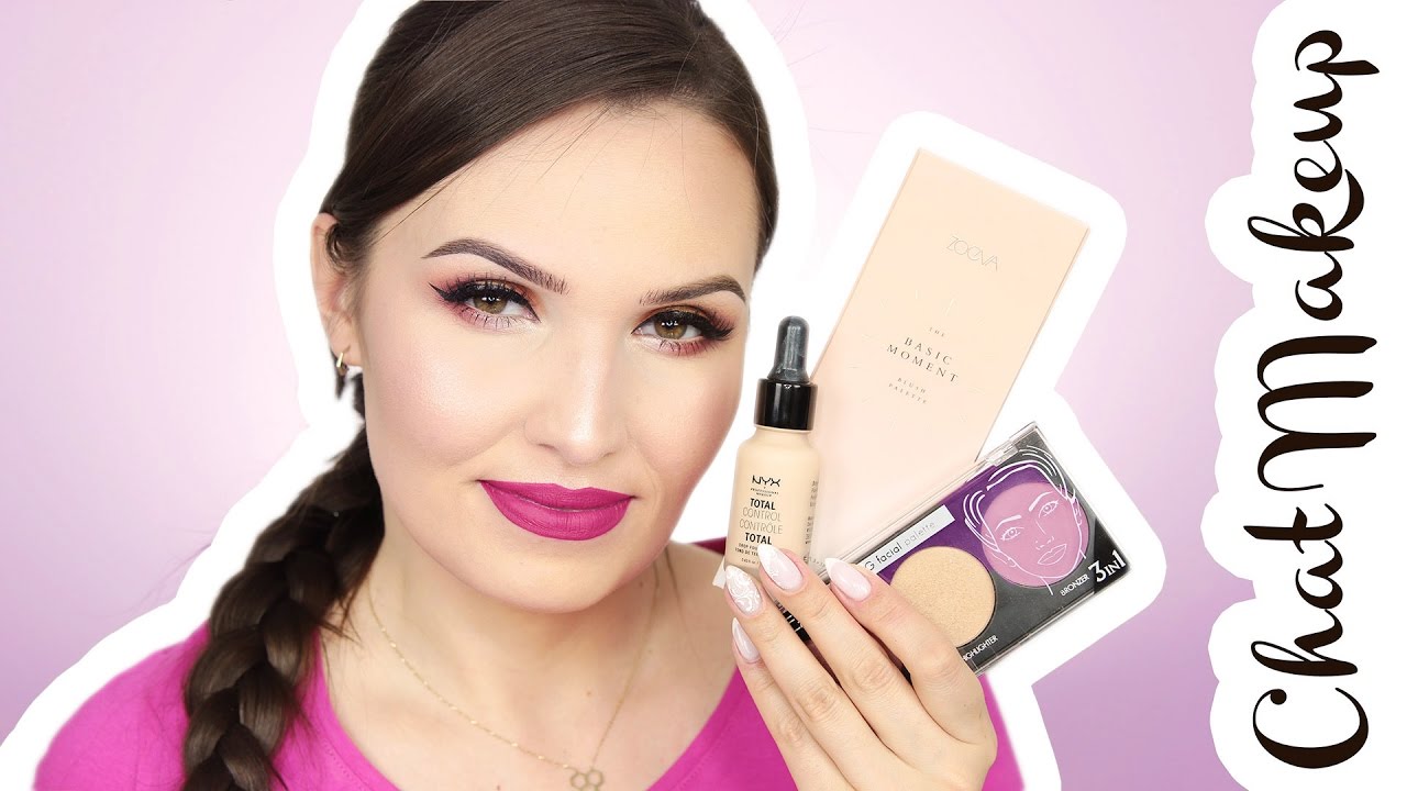 CHAT MAKEUP | Tarte Shape Tape, Hean, Zoeva, NYX, Nabla - YouTube