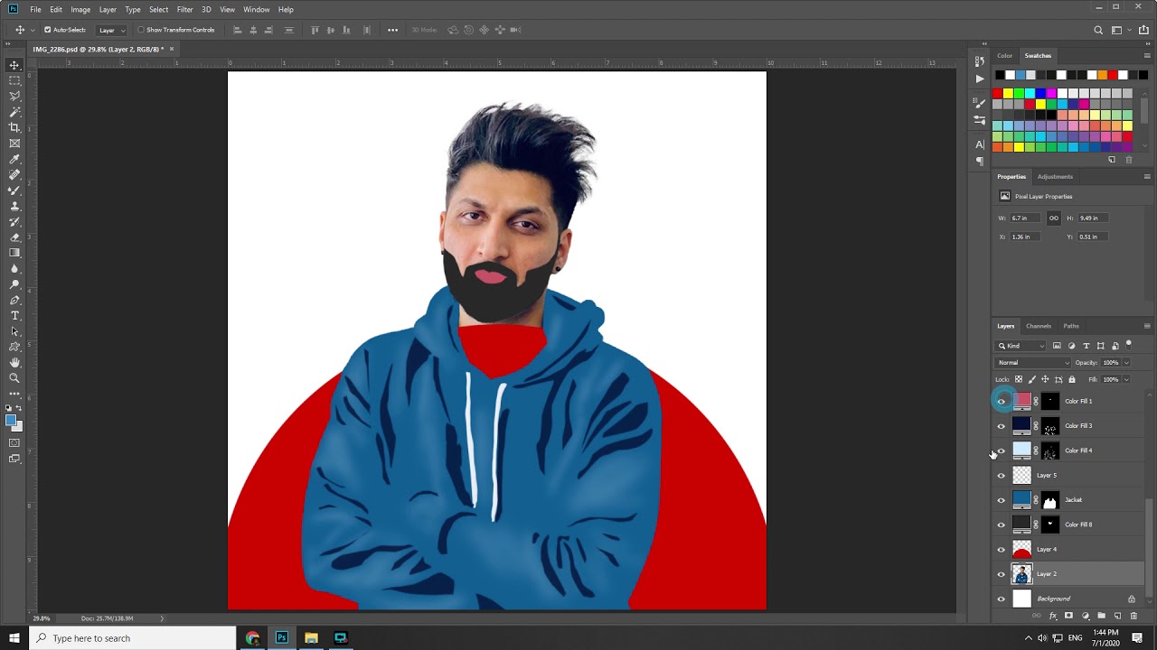 Bilal Saeed Face Art By Classic Studio - YouTube