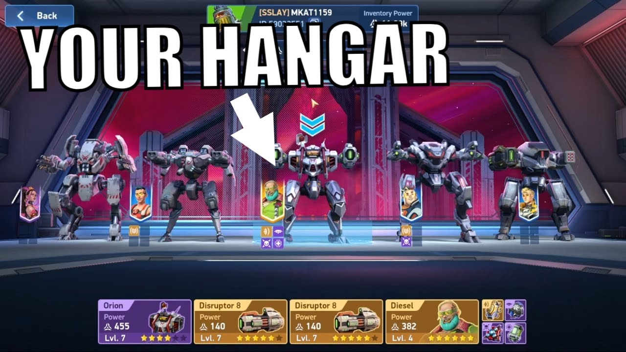 Reviewing YOUR Hangar - Mech Arena Hangar Review Ep.1 - YouTube