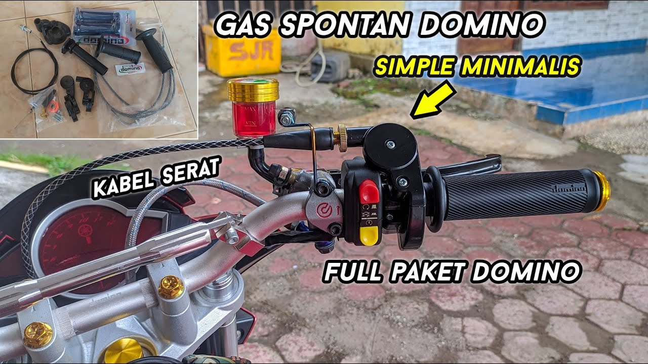 cara pasang gas spontan domino 1 kabel - YouTube