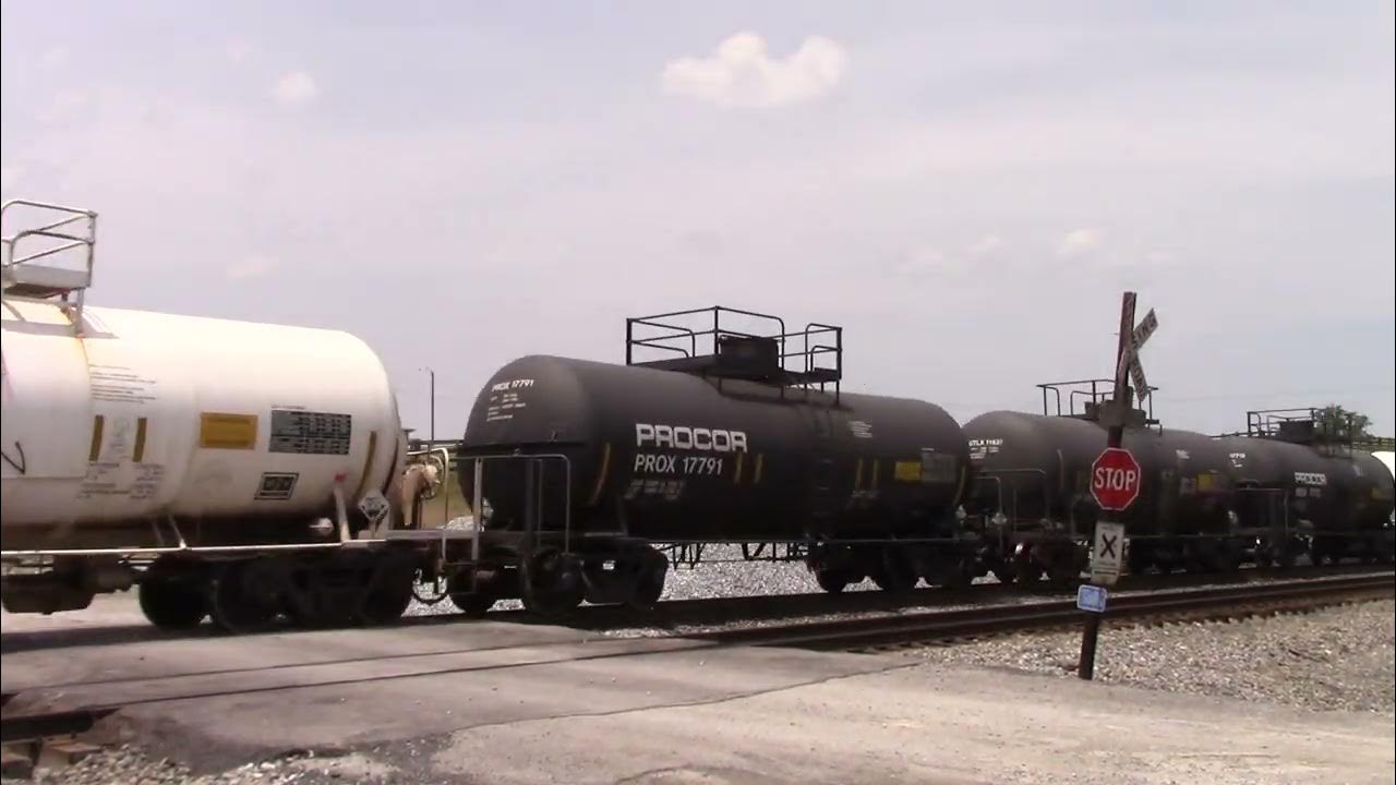 NS #4313 with horn show leads NS 179 through Winfield, TN - YouTube