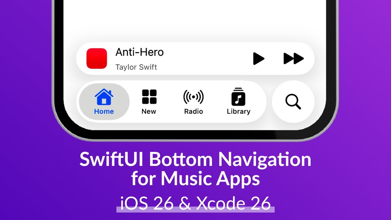 【iOSアプリ開発】 Building Bottom Navigation for Music Apps With SwiftUI – iOS ...