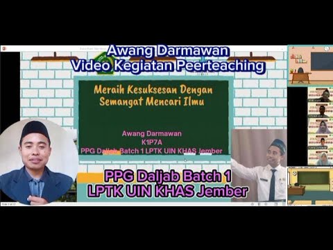 Awang Darmawan_Video Peerteaching !! PPG Daljab Batch 1 LPTK UIN KHAS ...