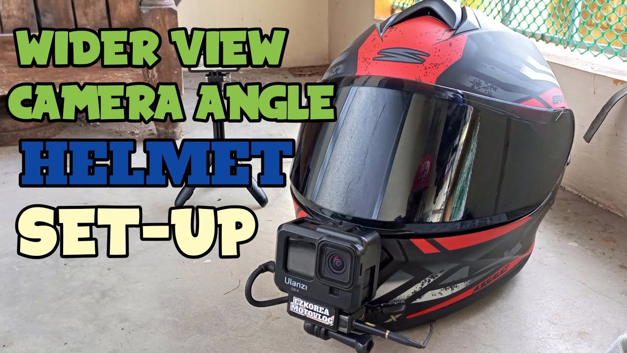 CAMERA ANGLE FOR WIDER VIEW SET UP FOR MOTOVLOGGING | GOPRO HERO 10 ...