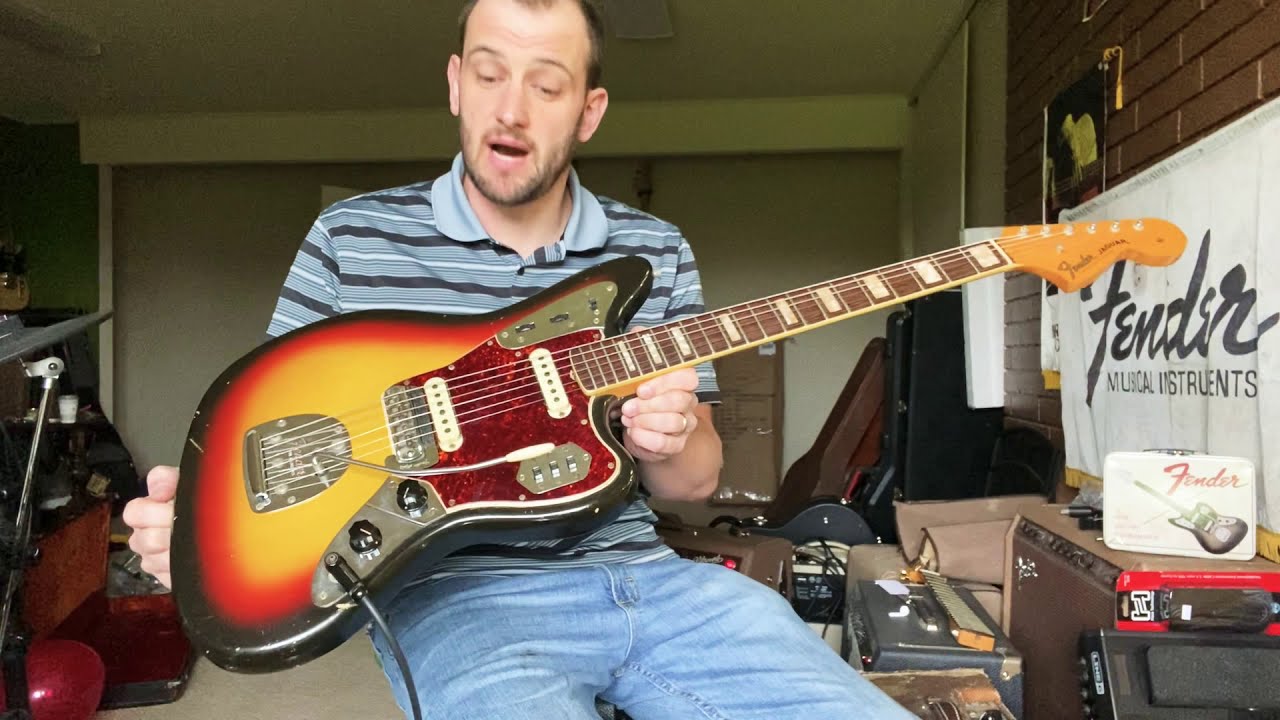 1966 Fender Jaguar Blocks and Binding - YouTube