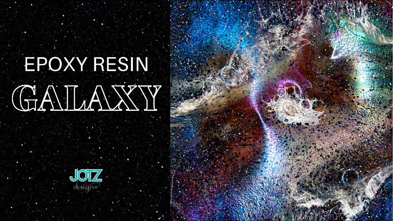 Epoxy Resin Galaxy Pour | Magnetic Nail Powder | Clearcast 7050 - YouTube