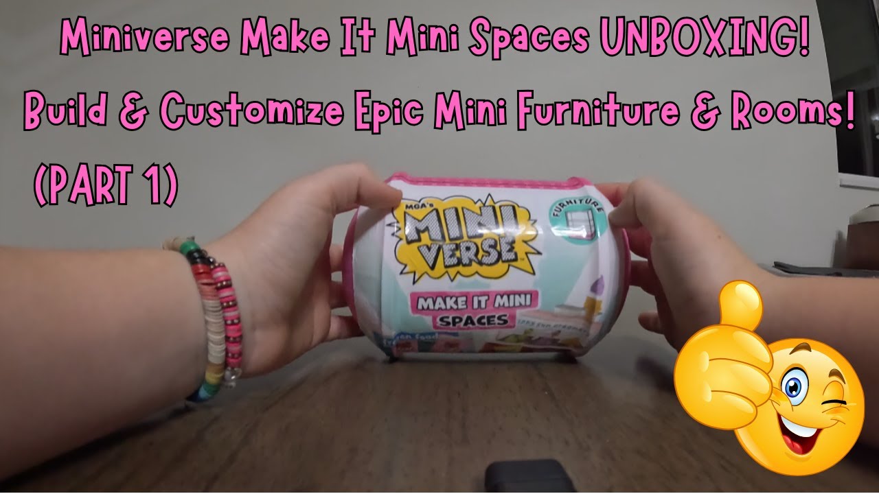 Miniverse Make It Mini Spaces UNBOXING! Build & Customize Epic Mini ...
