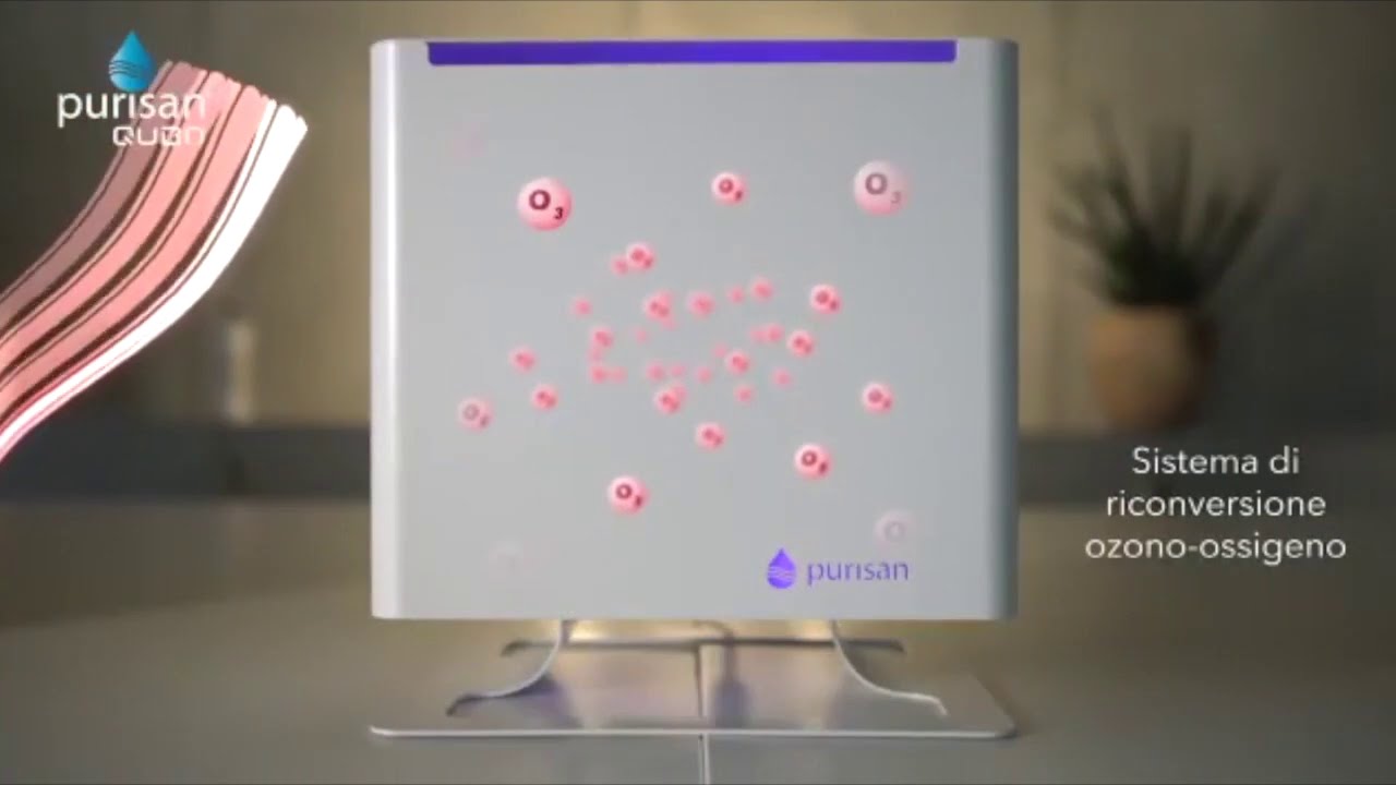 Purisan Qubo®, il primo sanificatore che igienizza in presenza di ...