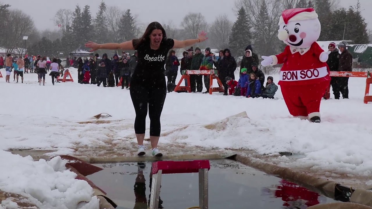 2018 Bon Soo Polar Bear Swim - YouTube