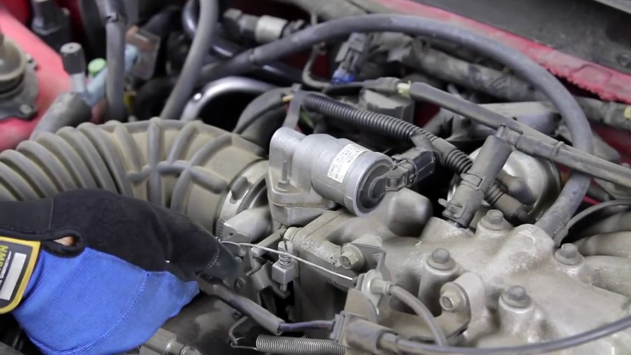 1994 2004 Ford Mustang V6 BBK Throttle Body Installation Overview - YouTube