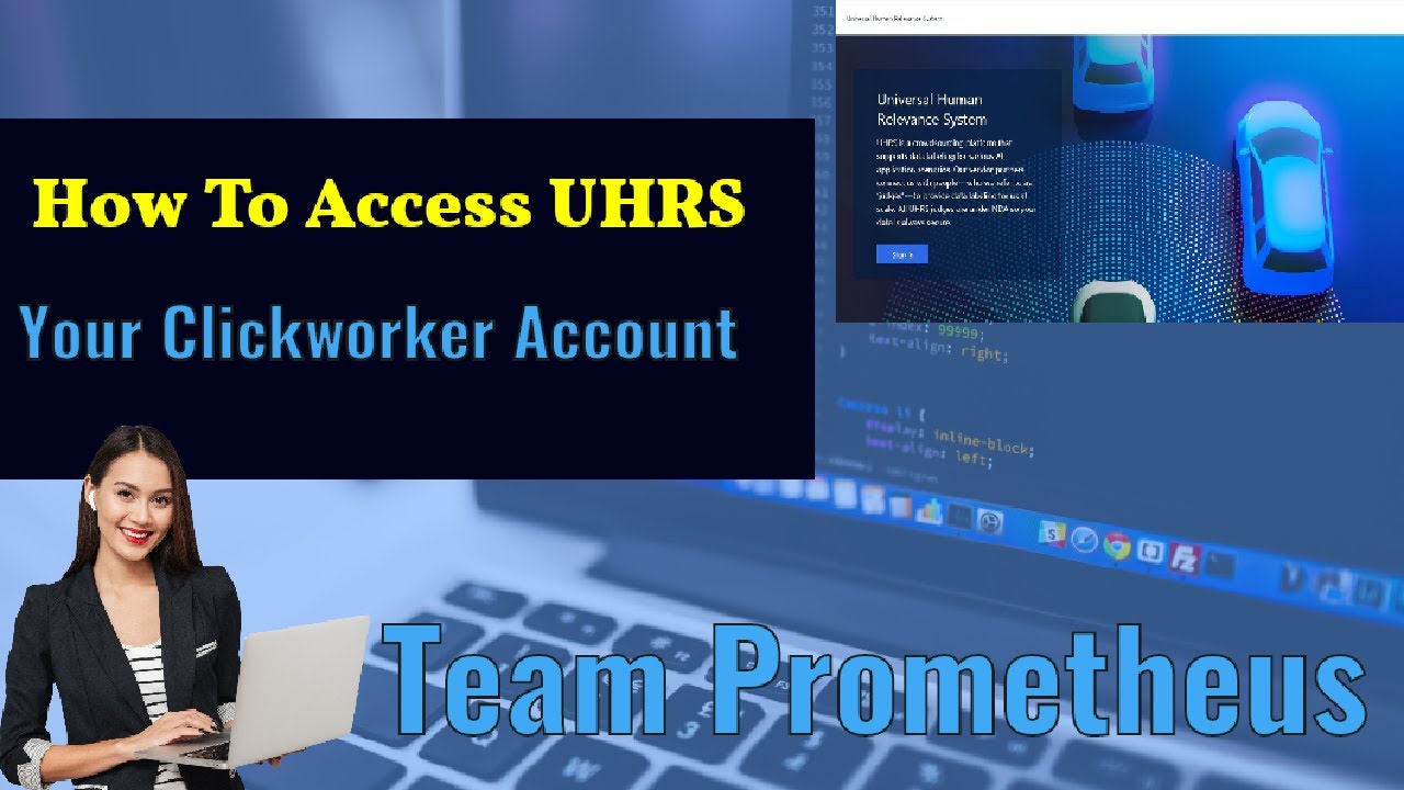 How To Access UHRS Your Clickworker Account - YouTube