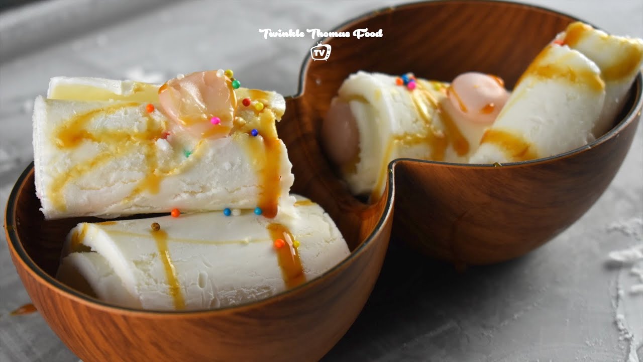 Mentos Grape Candy Ice Cream Roll - YouTube