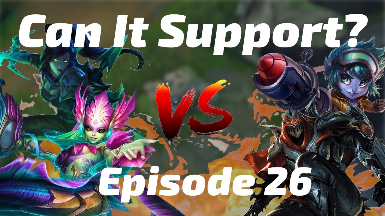 Zed Support is the ADC - League of Legends - Can it Support - YouTube