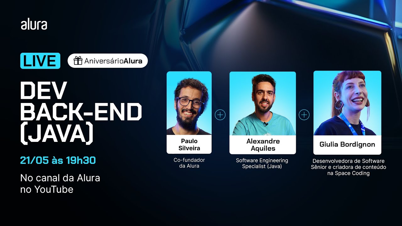 [12 ANOS ALURA] Dev Back-End - YouTube