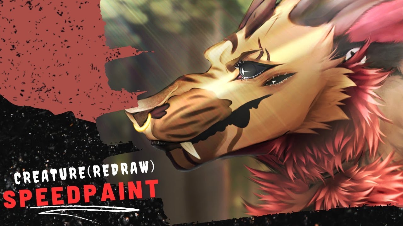 𓆩♱𓆪 Forest Creature Redraw || PROCREATE SPEEDPAINT 𓆩♱𓆪 - YouTube