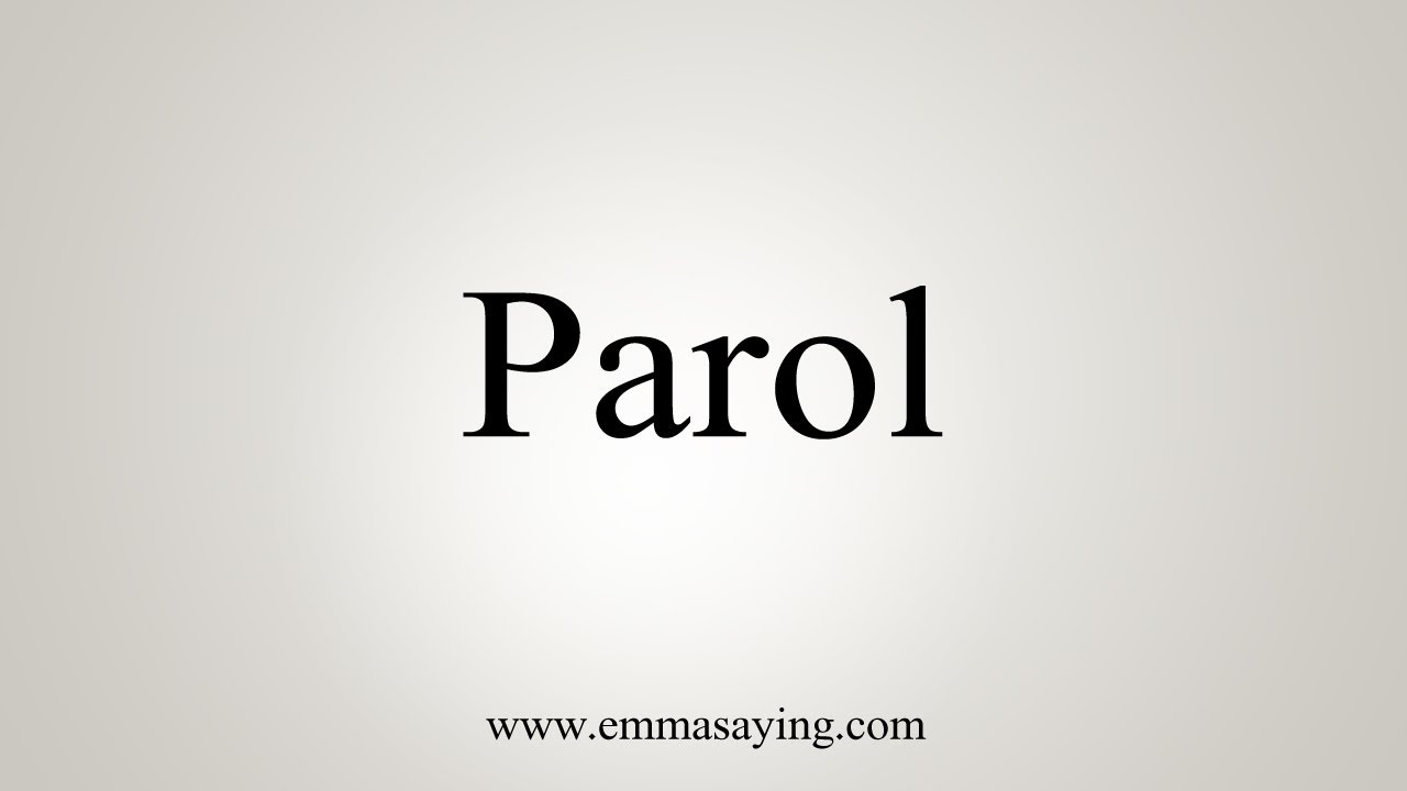 How To Say Parol - YouTube