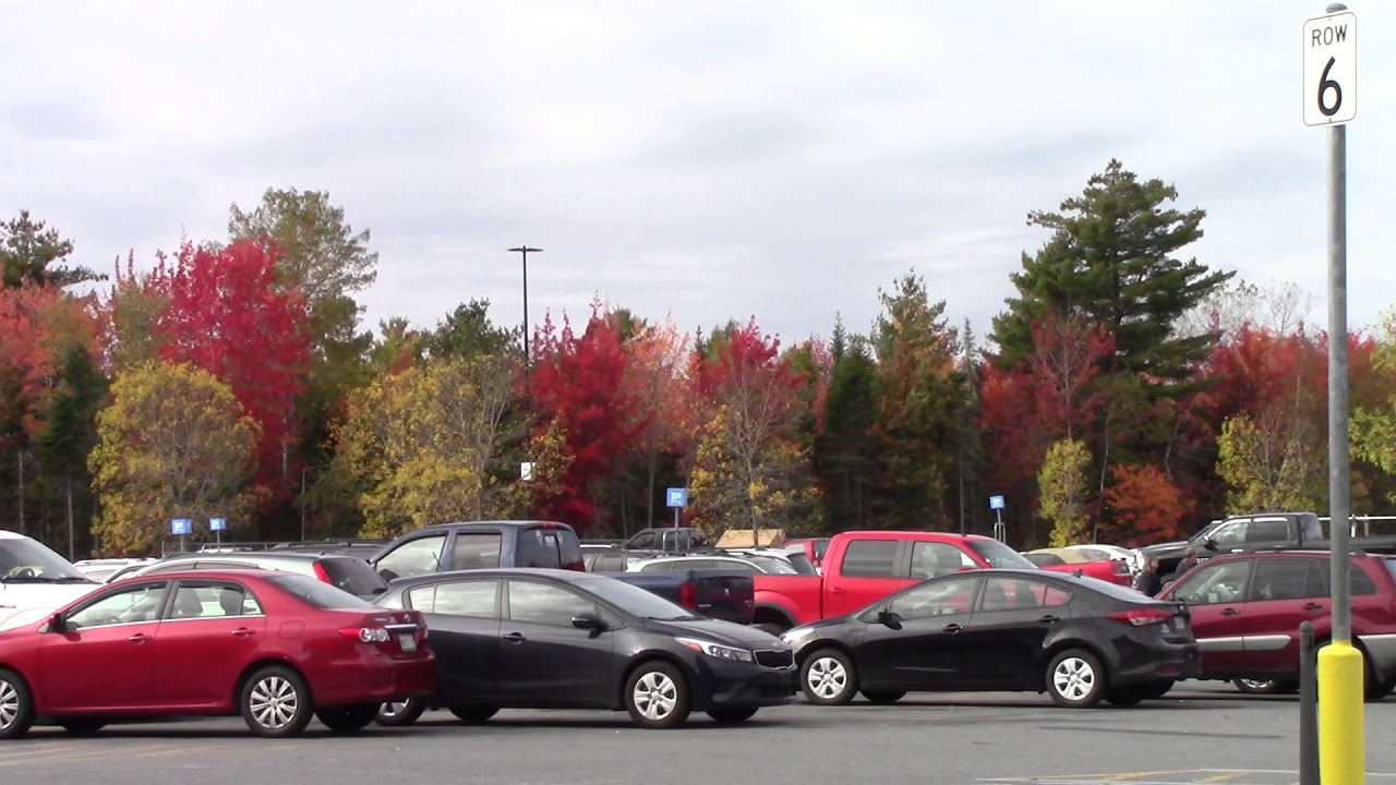WALMART STORE BREWER MAINE COLOR TREES - YouTube