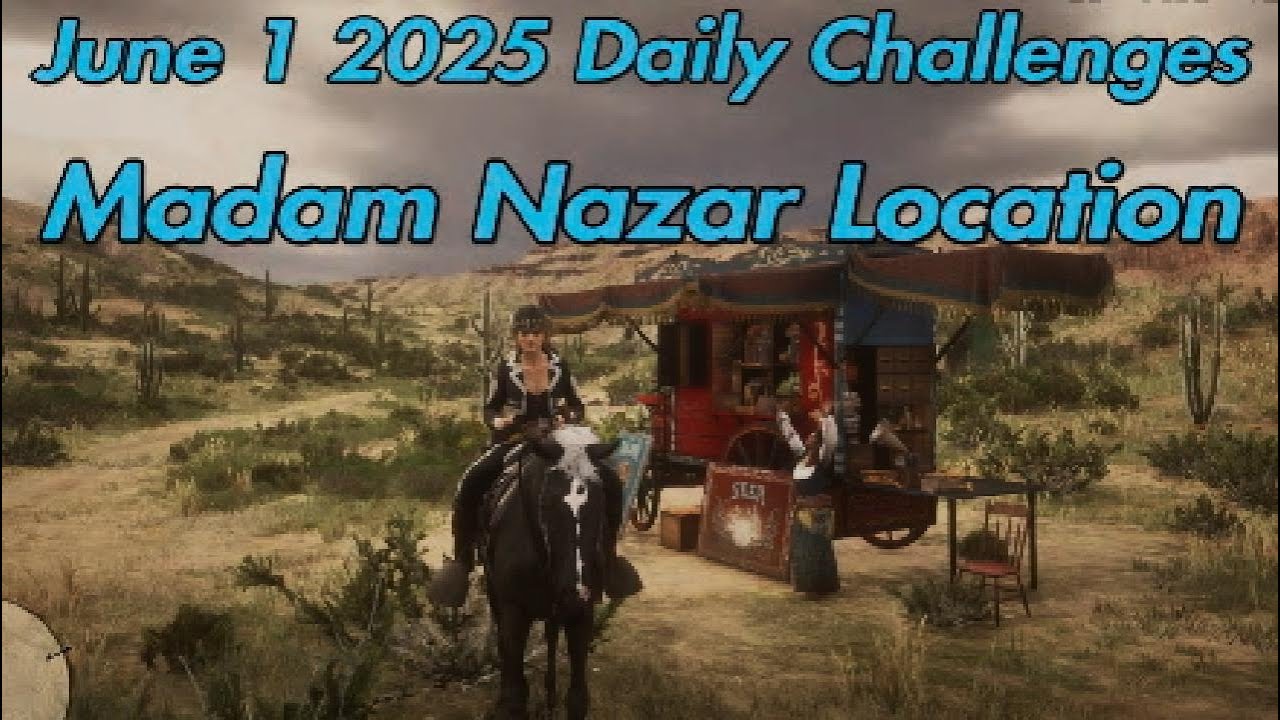 Red Dead Online Daily Challenges Madam Nazar Location June 1 2025 #rdr2 ...