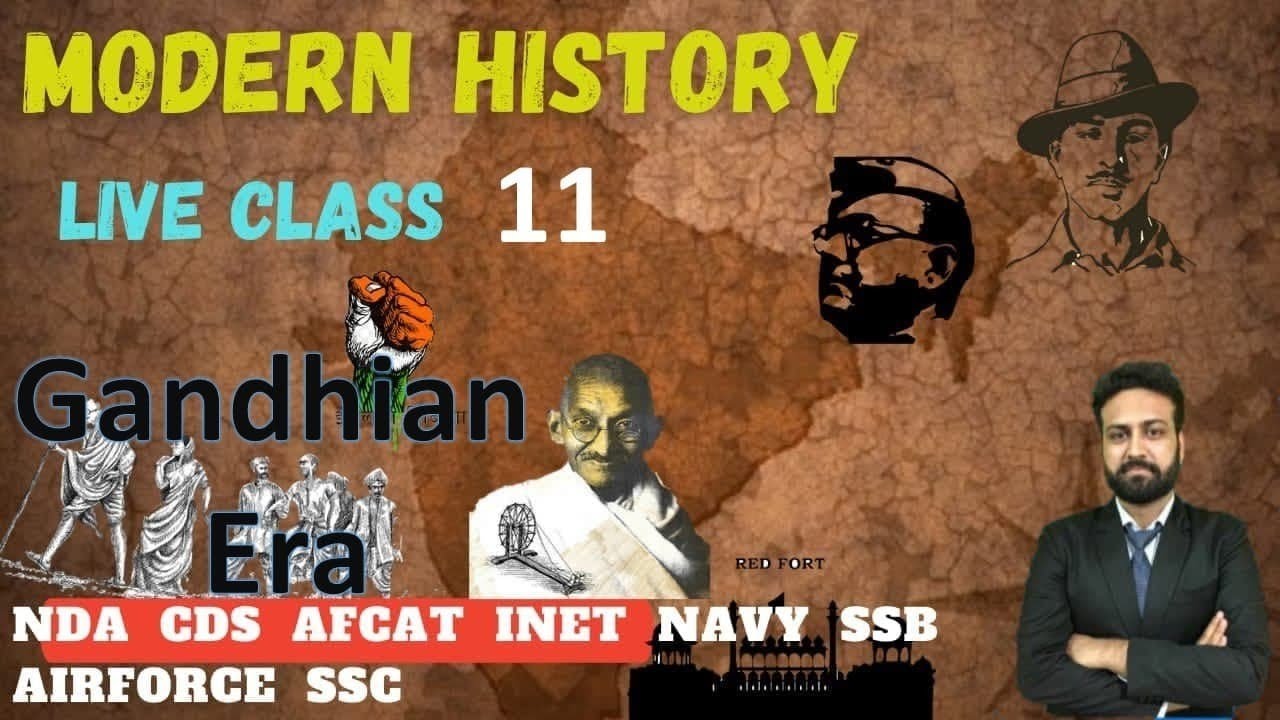 Modern History -11 || Freedom Struggle-III || NDA CDS AFCAT Airforce ...